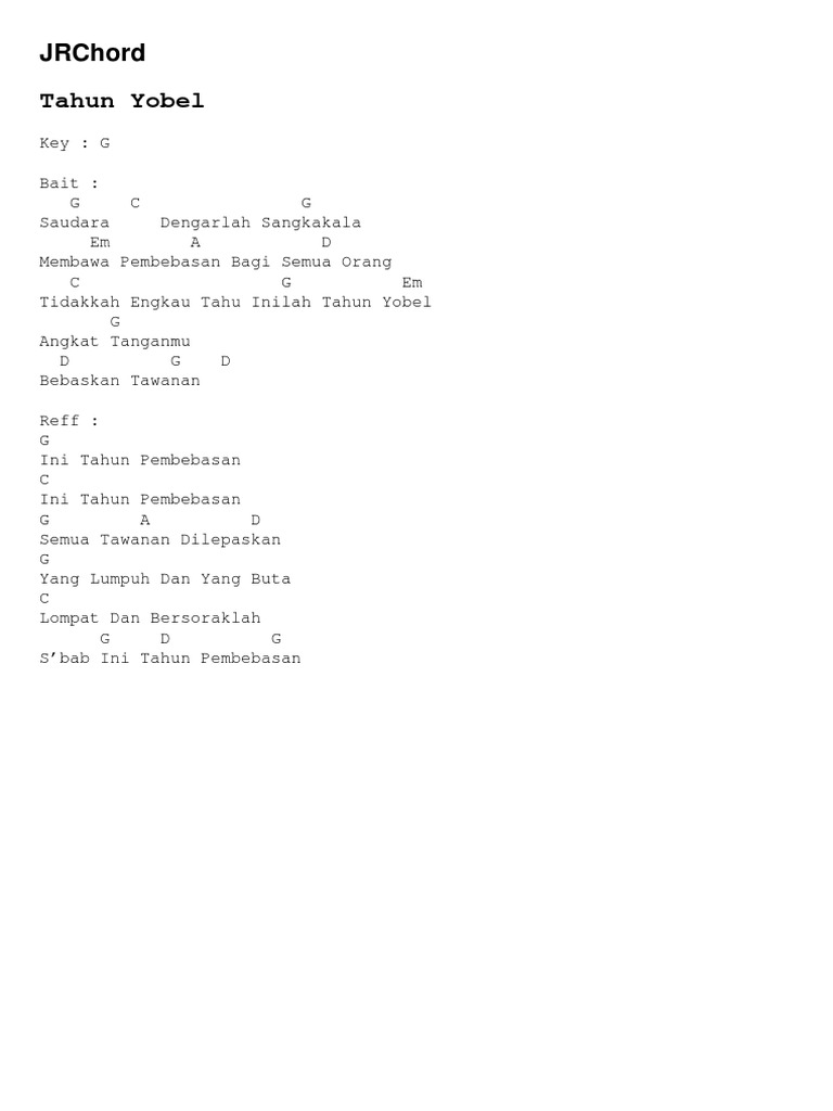 Tahun Yobel | PDF