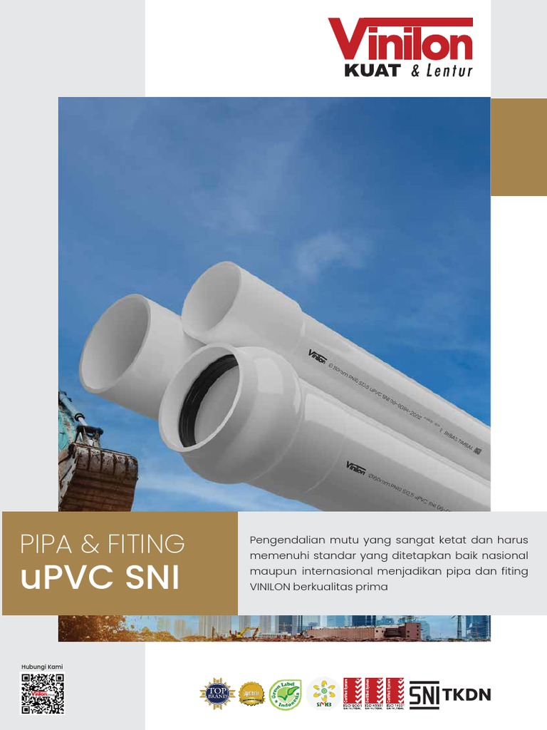E Brosur Pipa PVC SNI Mar 2023 | PDF