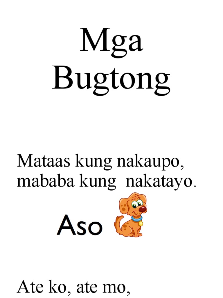 Mga Bugtong | PDF