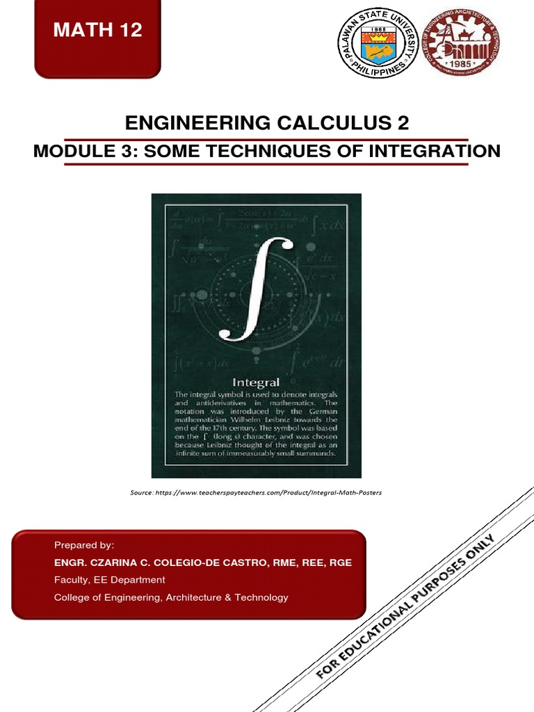 CALCULUS 2 MODULE 3 Lesson 2 | PDF | Integral | Function (Mathematics)