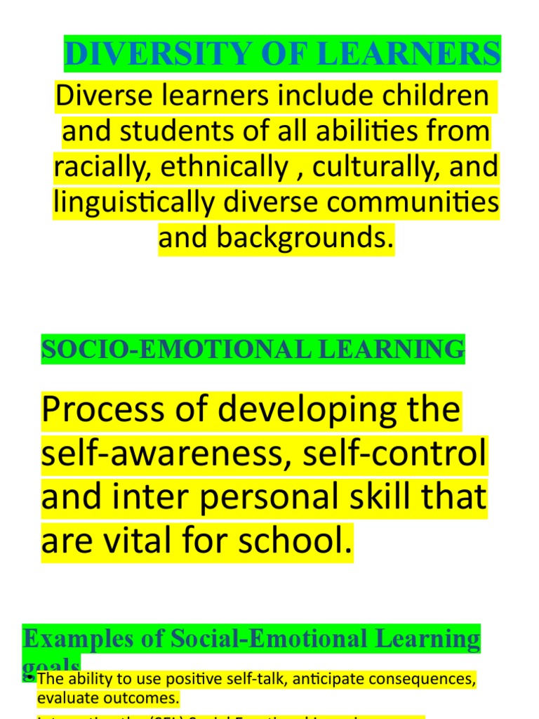 Strategies for Diverse Learners' Success | PDF