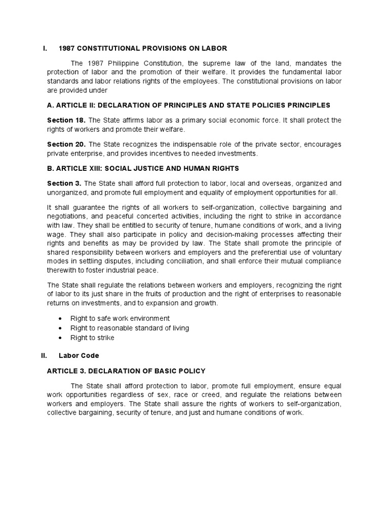 Assignment No.1-Labor Law | PDF | Cost Of Living | Employment