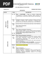 Grade 12 Physical Sciences Term 2 Topics | PDF