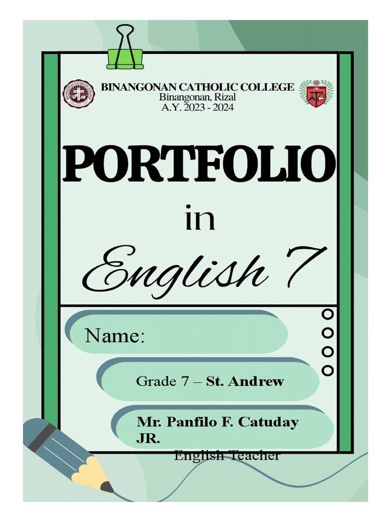 G7 Portfolio Cover | PDF