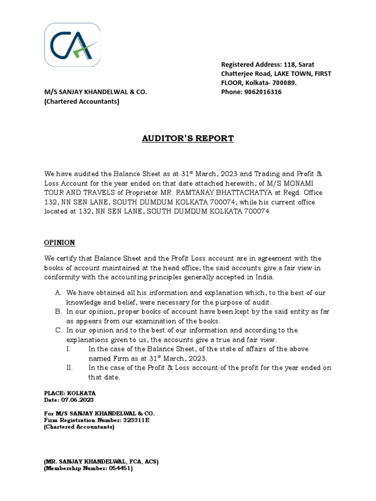 Ca Audit Report 2324 | Download Free PDF | Government Finances | Taxes