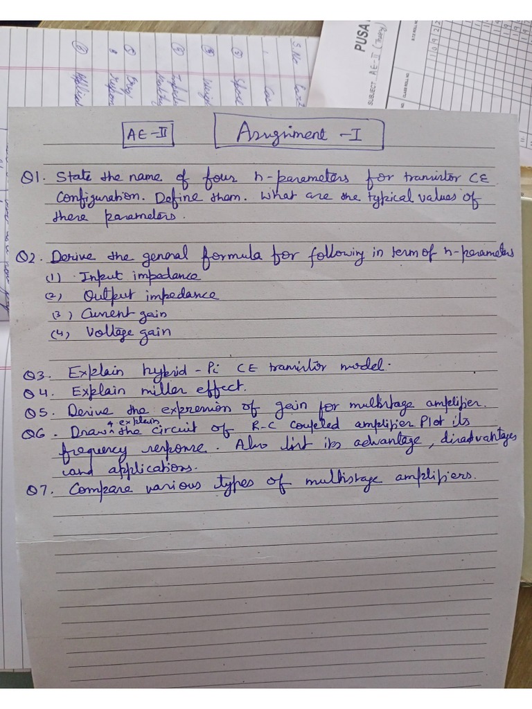 AE Assignment 1 | PDF