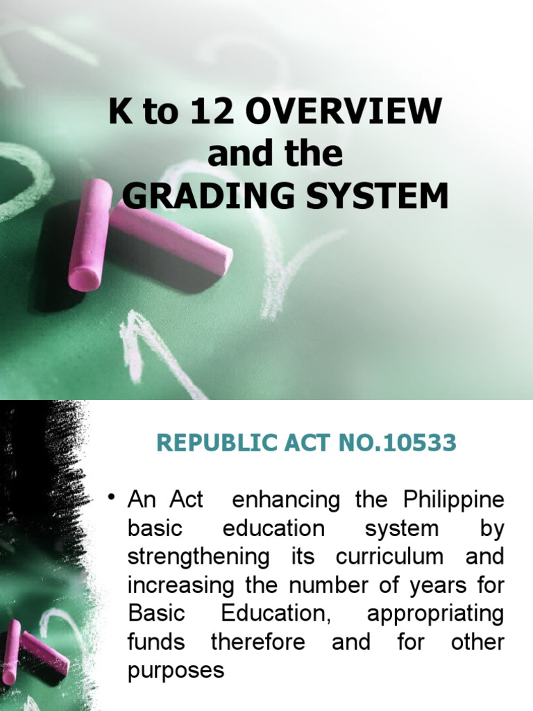 SHS K 12 Grading System | Download Free PDF | Learning | Science, Technology, Engineering, And ...