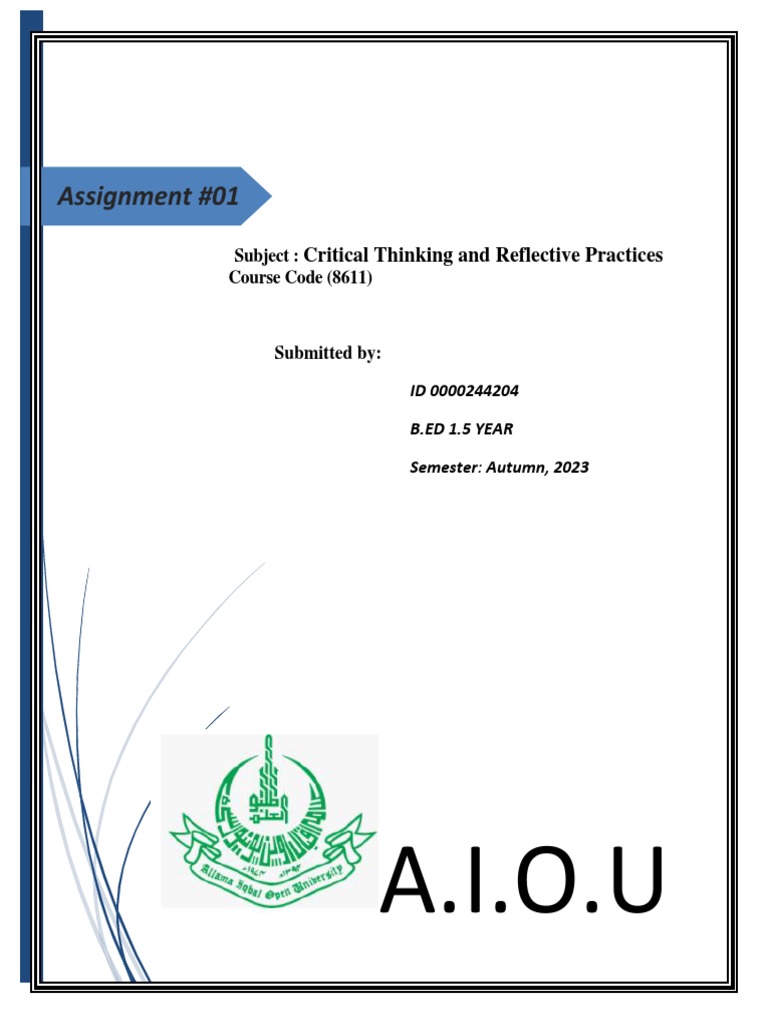 8611 Assignment 1 | PDF