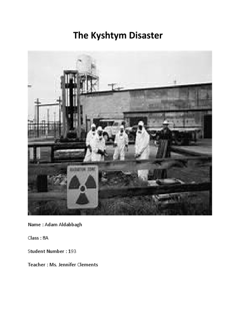 The Kyshtym Disaster | PDF