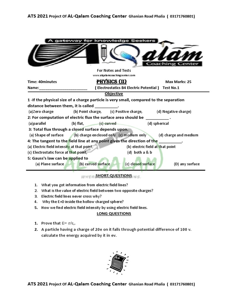 ATS Physics 2-1 | PDF