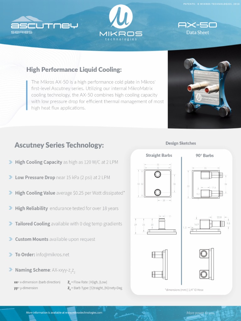 AX 50 Datasheet | PDF