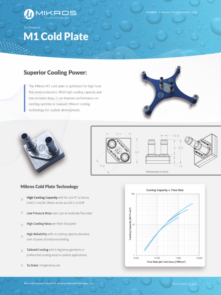 Mikros m1 Data Sheet | PDF