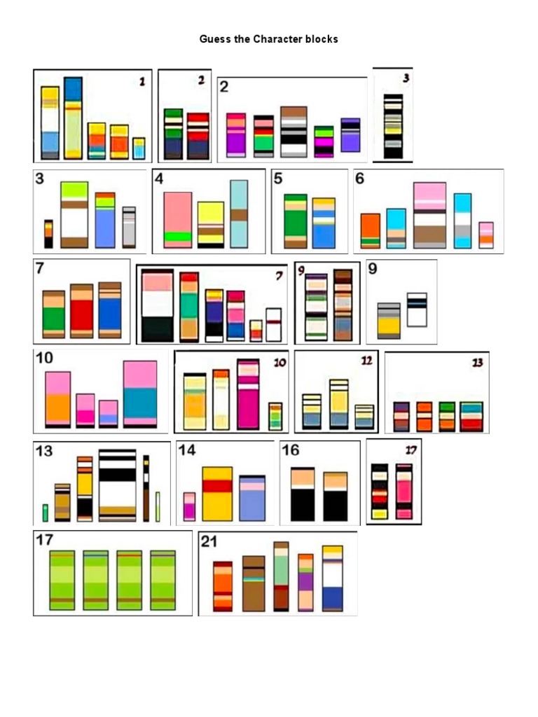 Guess The Character Block | PDF