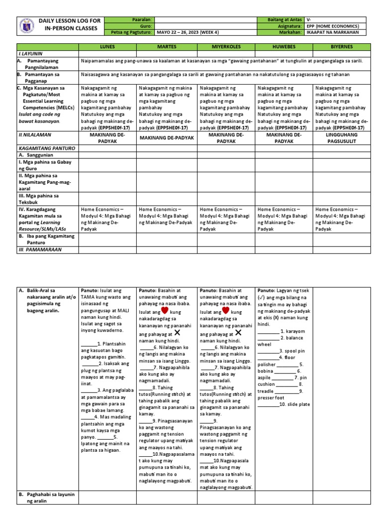 Epp He 4 Week 4 | PDF