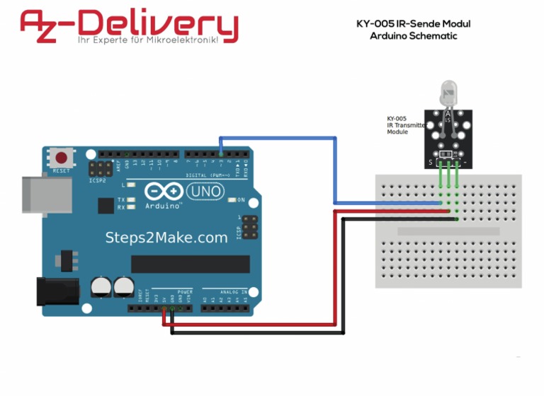 KY-005 IR-Sende Modul Arduino Schematic | PDF