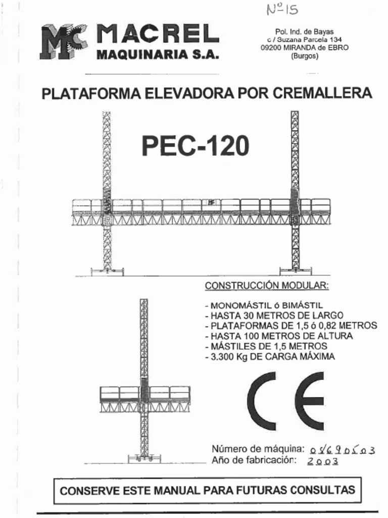 Manual Alba Pec120 Completo | PDF