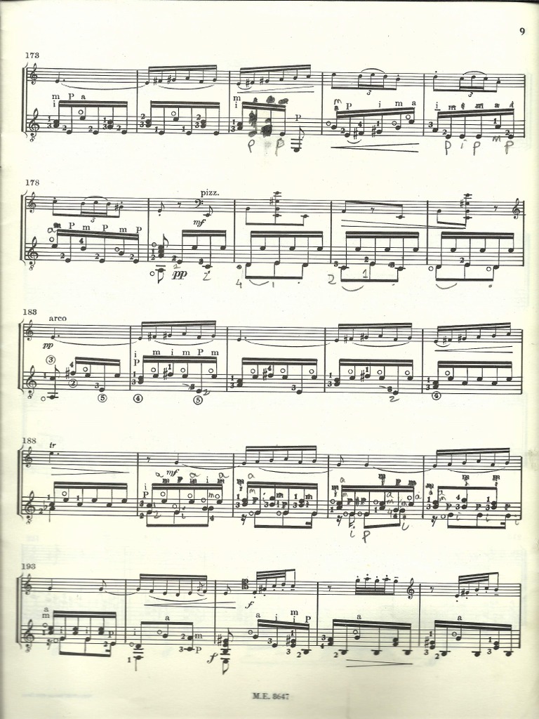 Manuel de Falla - La Vida Breve Guitar - Cello (Arrastrado) | PDF