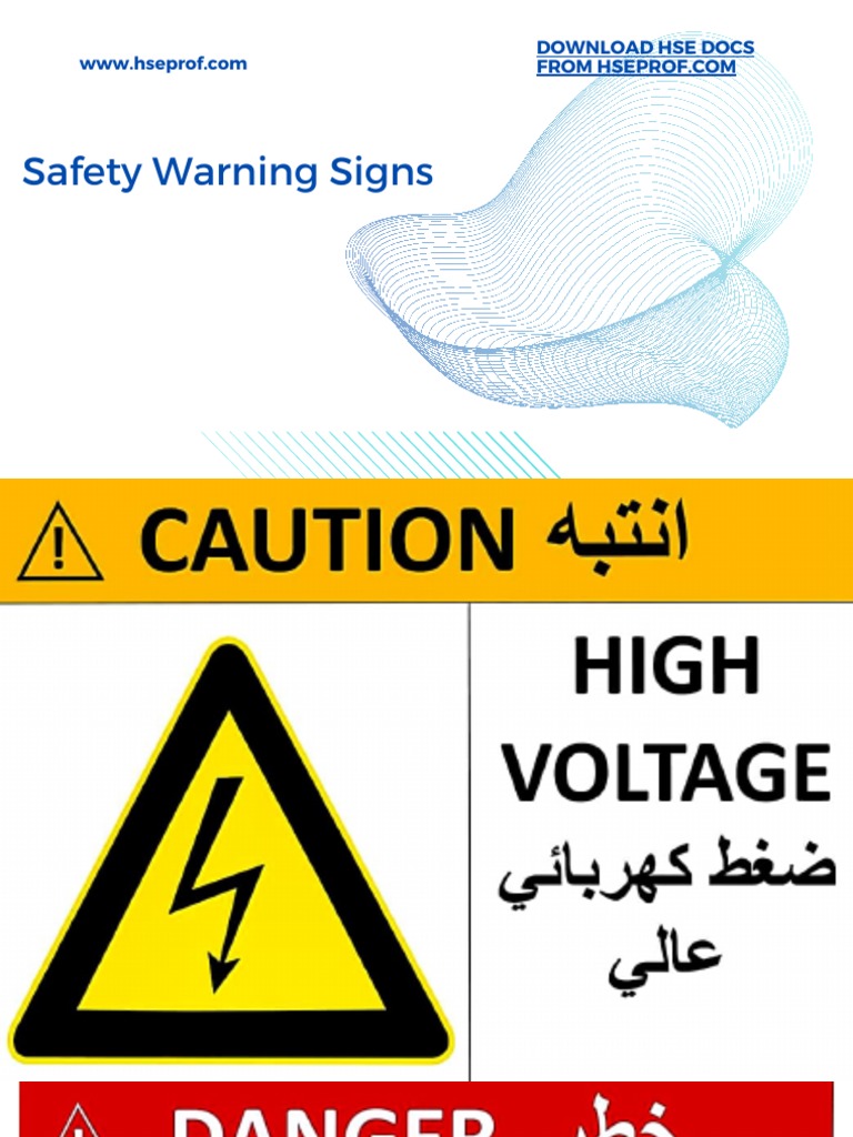 Construction Safety Signage PDF Guide | PDF