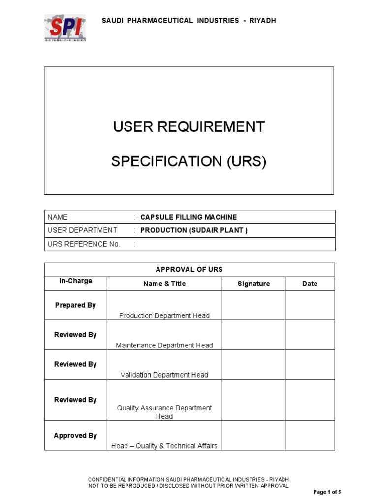 URS-Capsule Filling Machine | PDF