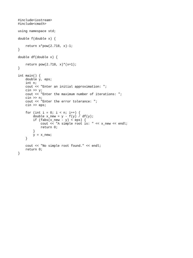 Newton Raphson | PDF