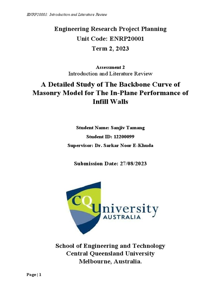 ENRP20001 - Term 2 2023 - Assessment 2 - Student ID - 12200099 - Sanjiv ...