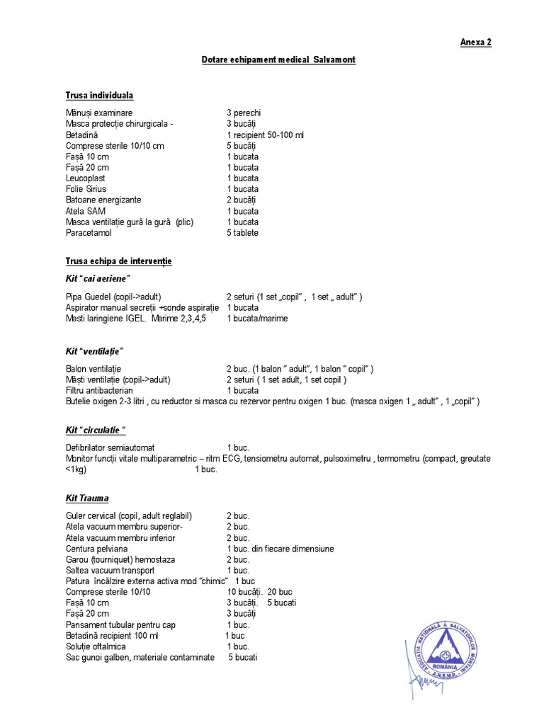 Anexa 2 Barem Medical | PDF