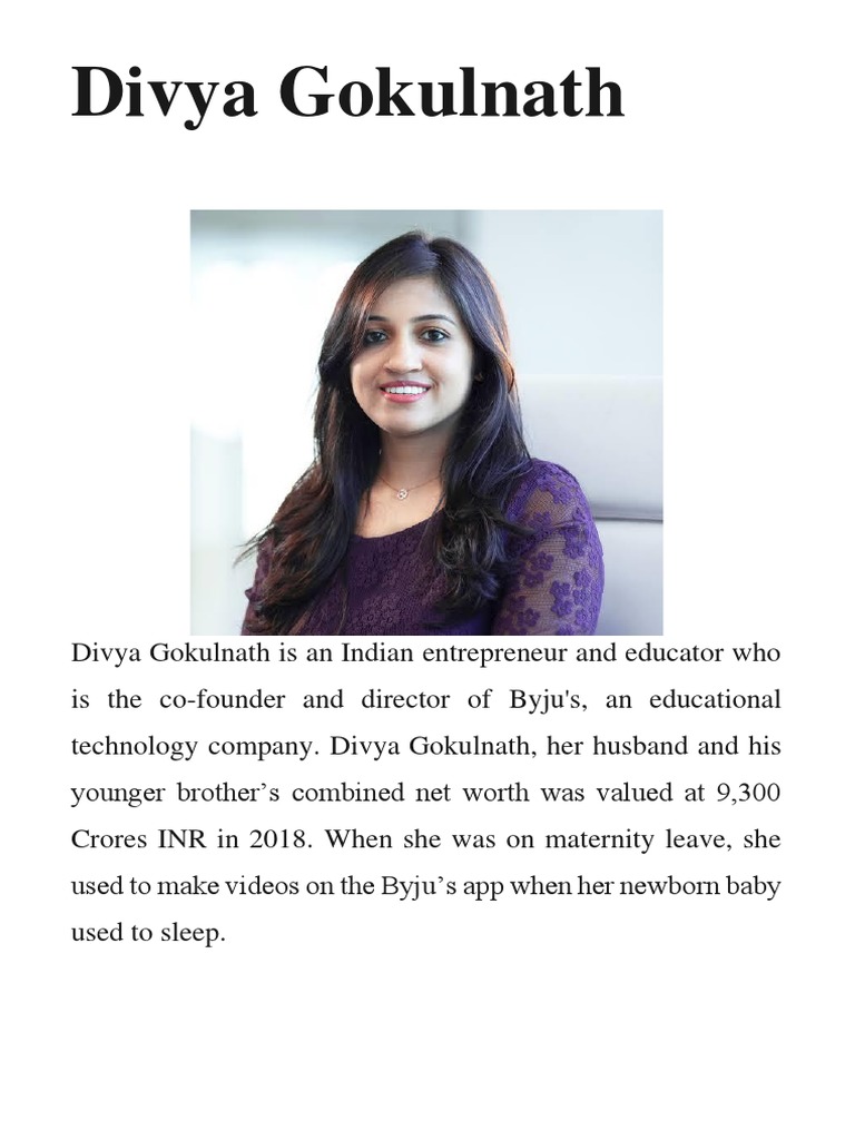 Divya Gokulnath EN | PDF
