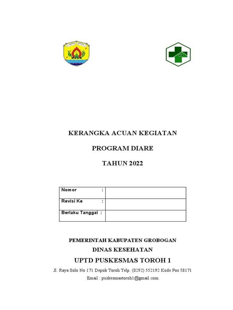 Program Penanganan Diare 2022 | PDF | Ilmu Sosial | Sains & Matematika
