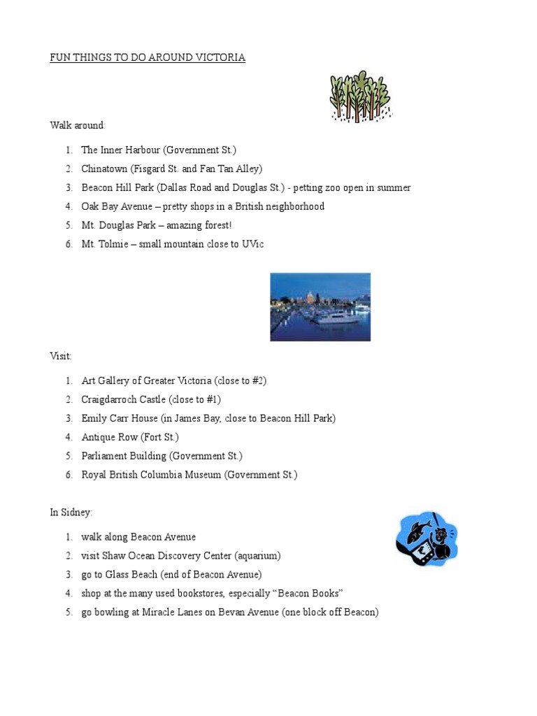 Fun Things To Do | PDF | Travel