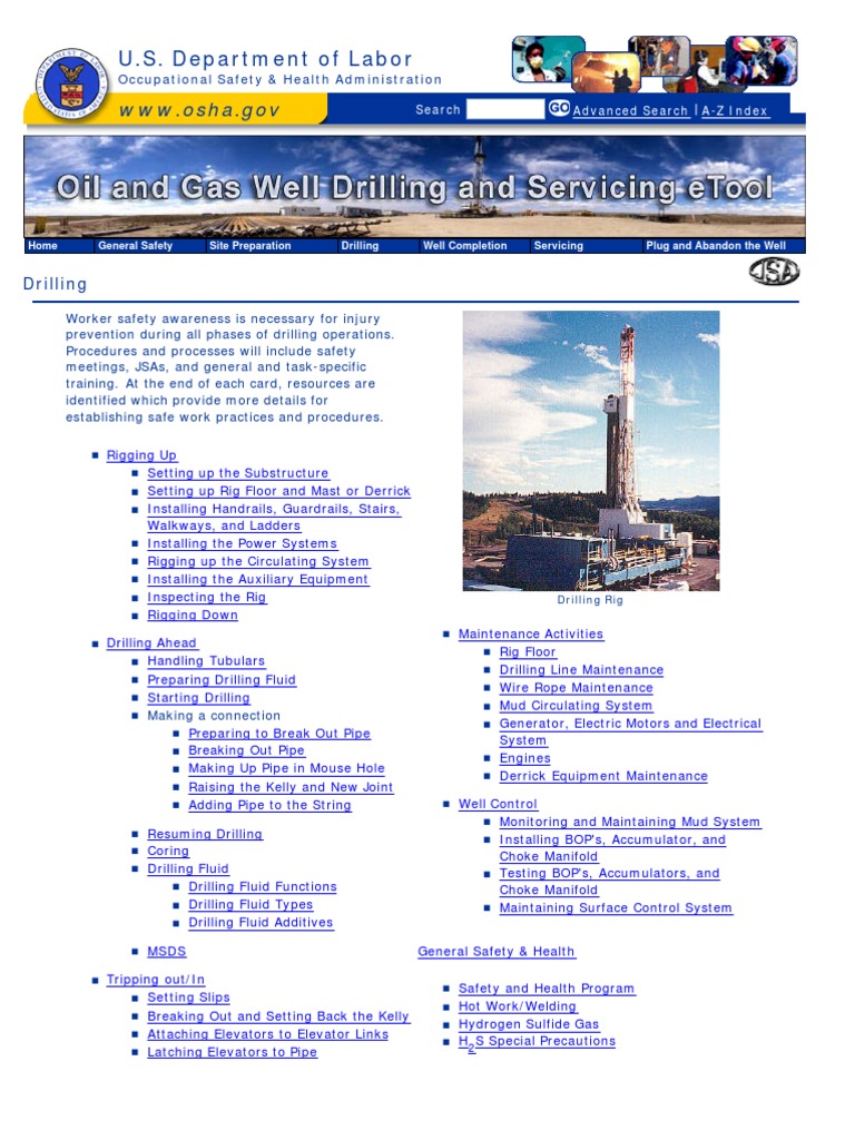 Oil and Gas Drilling Task | PDF