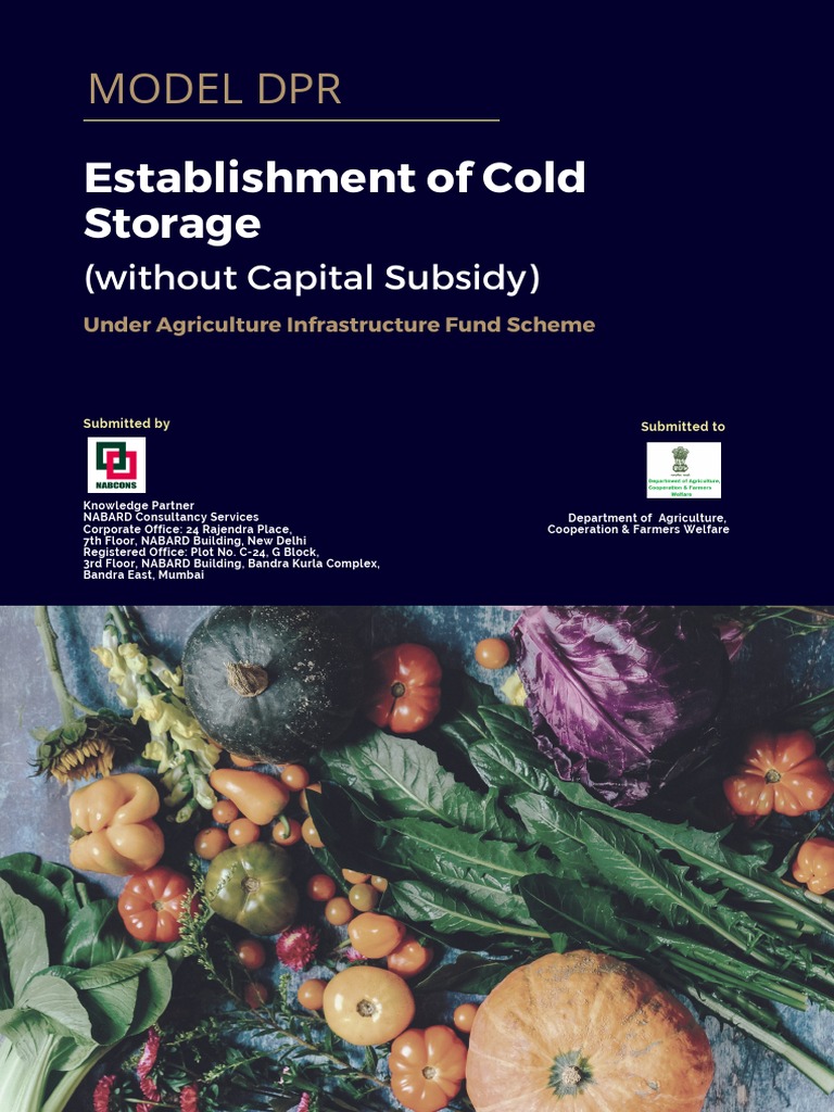 Cold Storage - Sample Without Subsidy | PDF