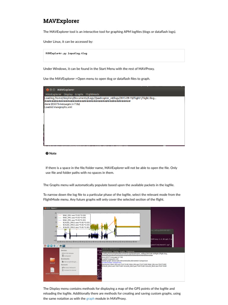 MAVExplorer — MAVProxy documentation | PDF