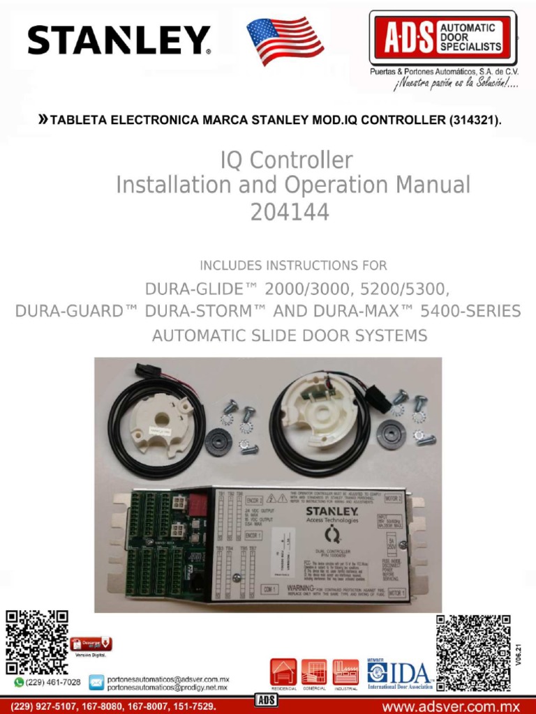 Tableta Electronica Marca Stanley Mod - Iq Controller (314321) | PDF