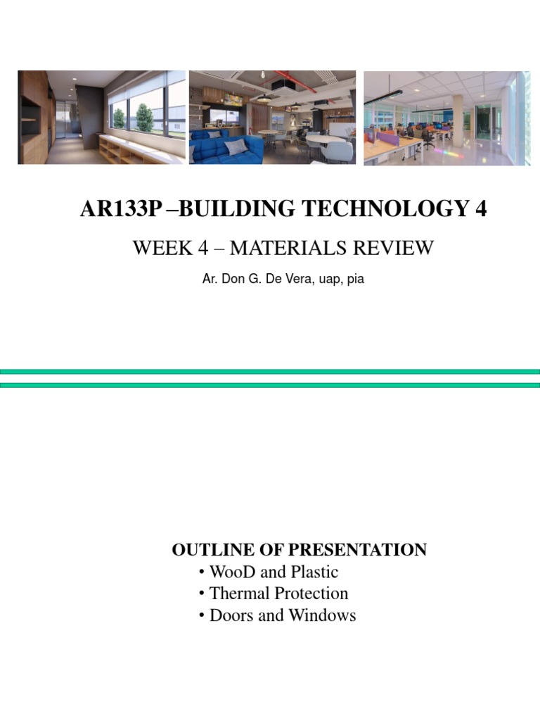 Building Technology Materials 12152020 | PDF Building Technology Materials 12152020 | PDF