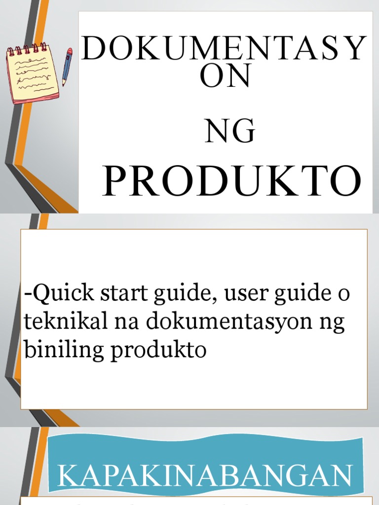 Dokumentasyon Ng Produkto Deskripsyon Ng Produkto | PDF