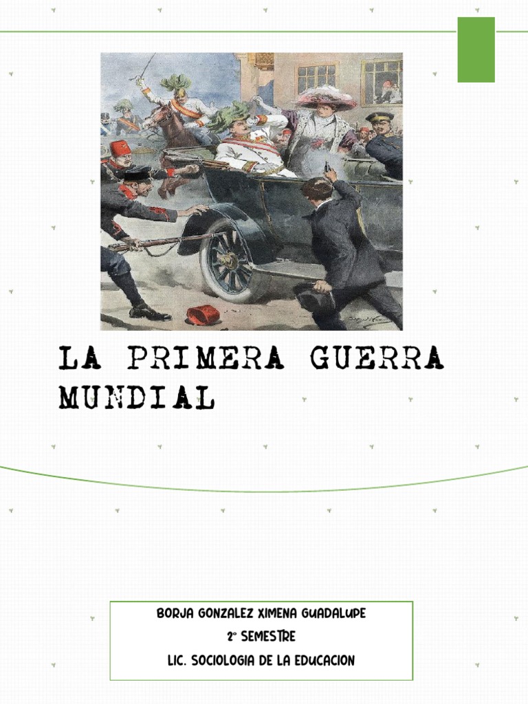 La Primera Guerra Mundial | PDF