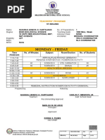 DepEd Sample Class Program and Teachers Schedule | PDF | Schools ...
