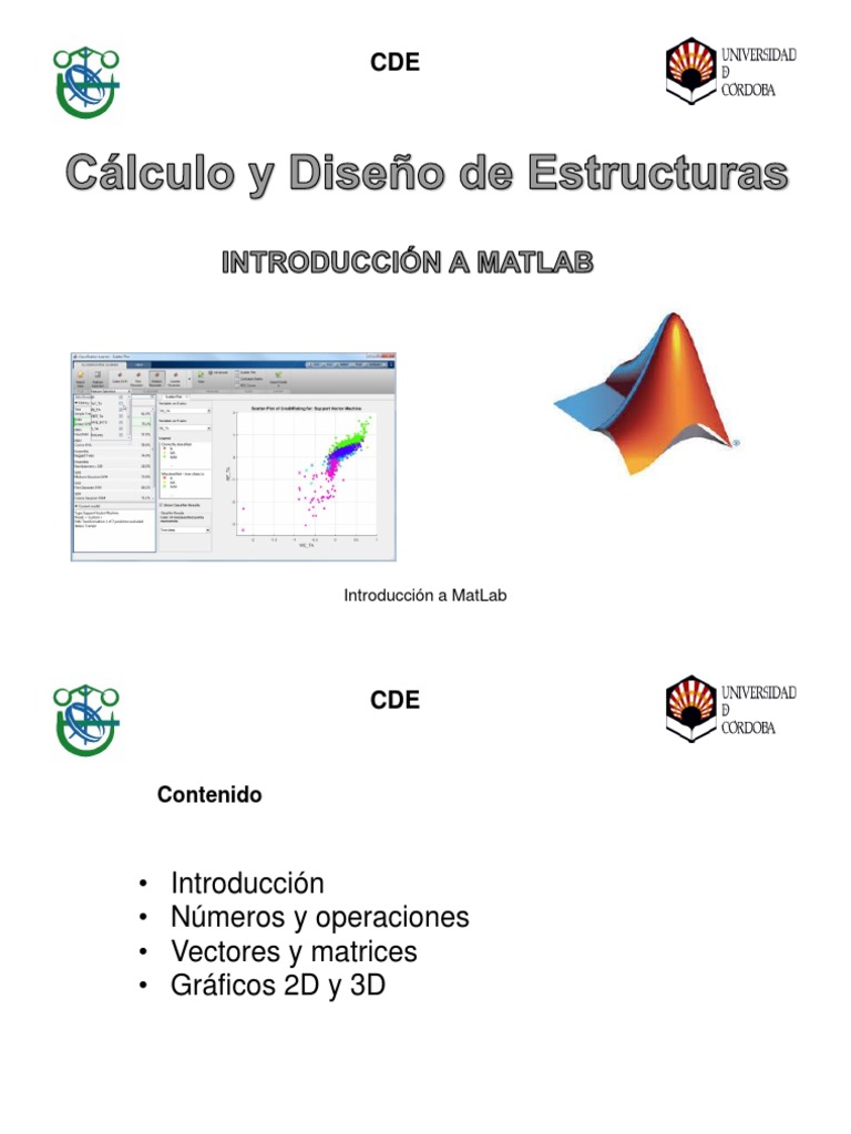 Introduccion A MatLab | PDF | Matriz (Matemáticas) | Matlab