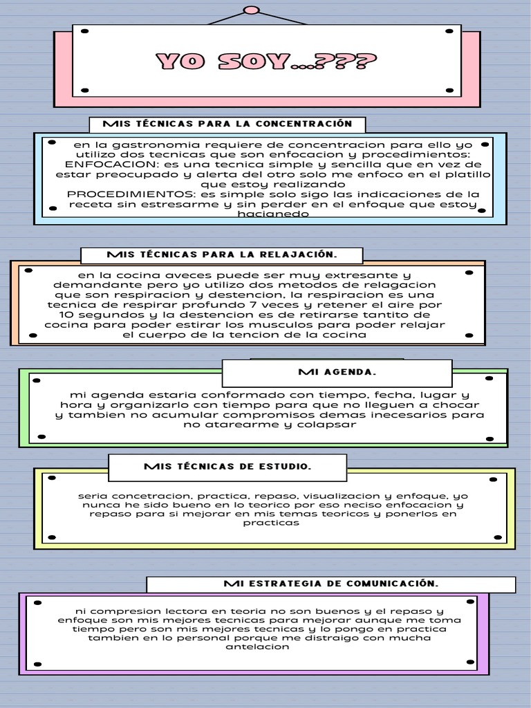 APRENDER APRENDER PROYECTO PARTE 2 Yo Soy | PDF