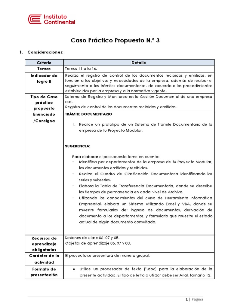 Caso Práctico Propuesto 03 - GDD | PDF | Informática
