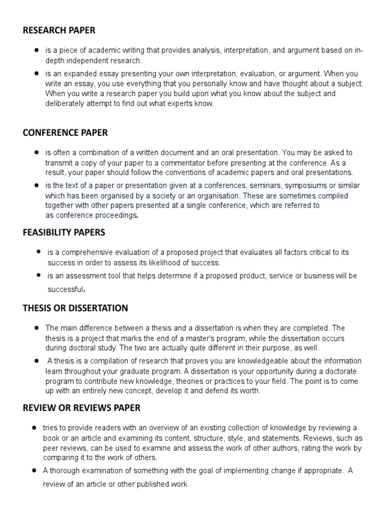 What Is A Research Paper? | PDF | Thesis | Essays