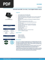 VVB306 Vibration Sensor Overview | PDF | Power (Physics) | Electronic ...