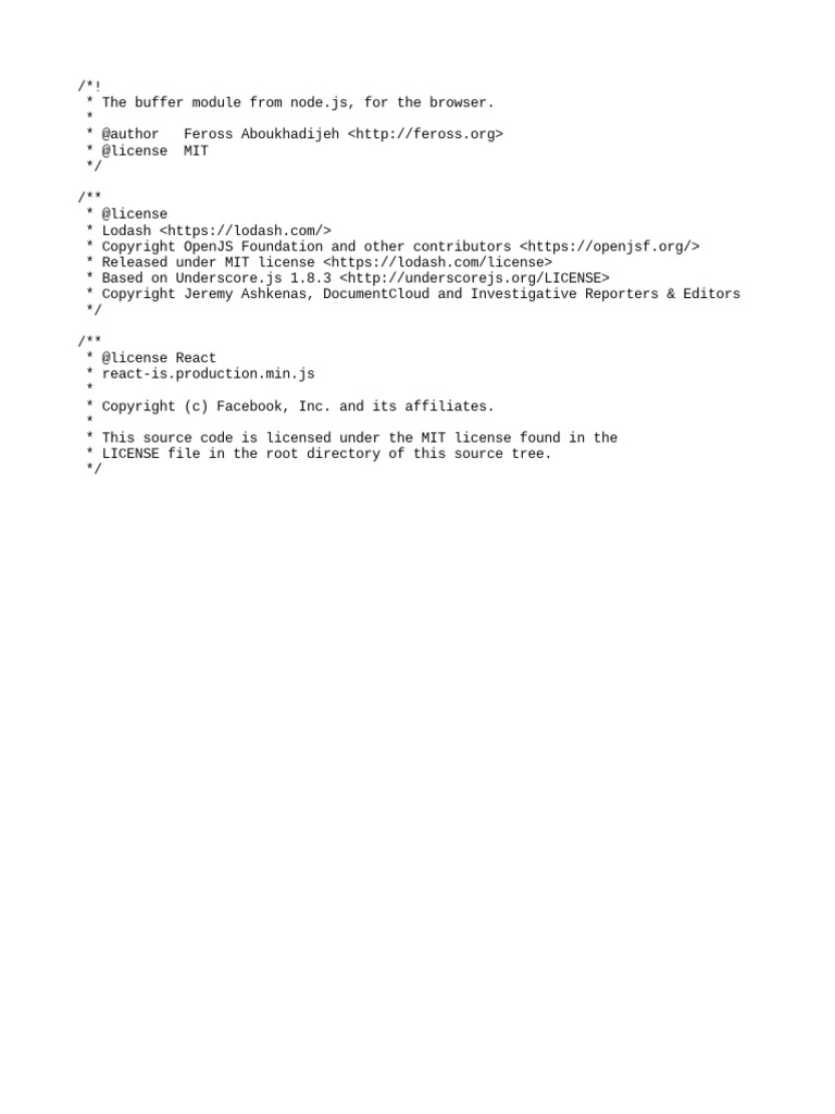Node.js Buffer Module for Browsers | PDF