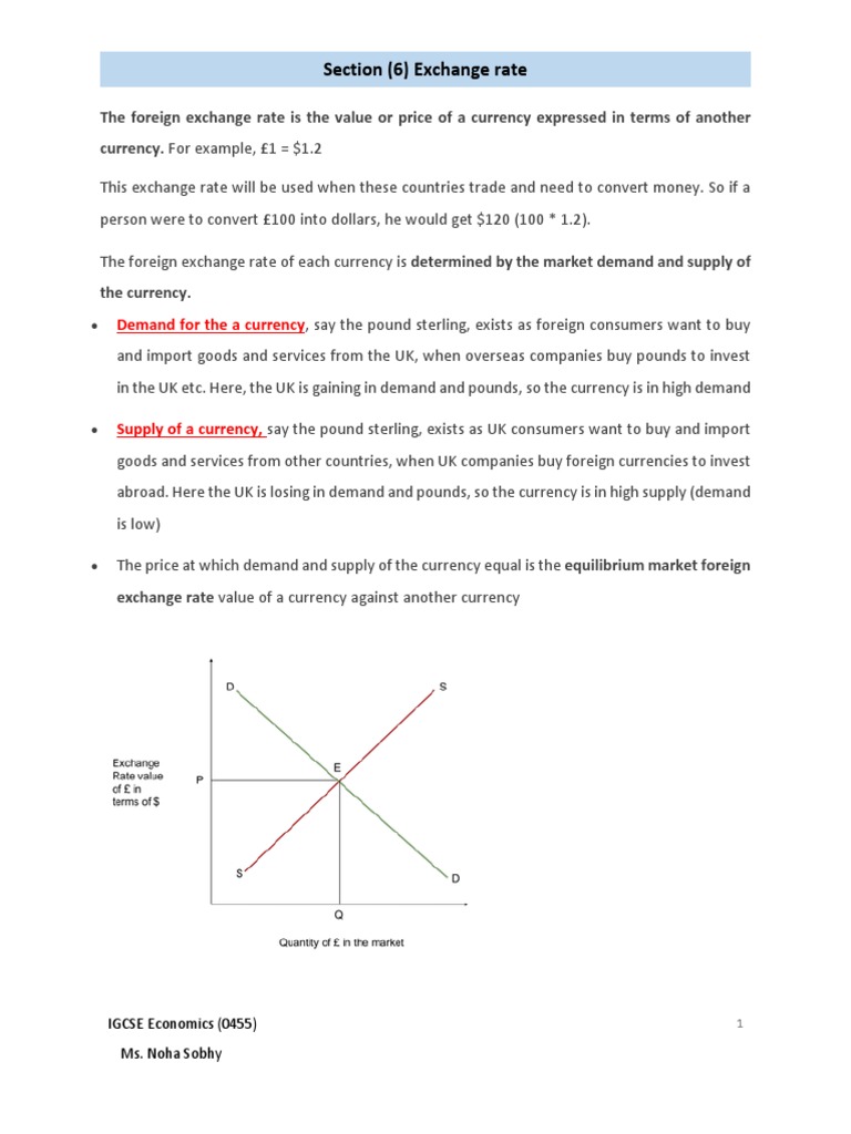 Exchange Rate Dynamics Explained | PDF | Exchange Rate | Currency