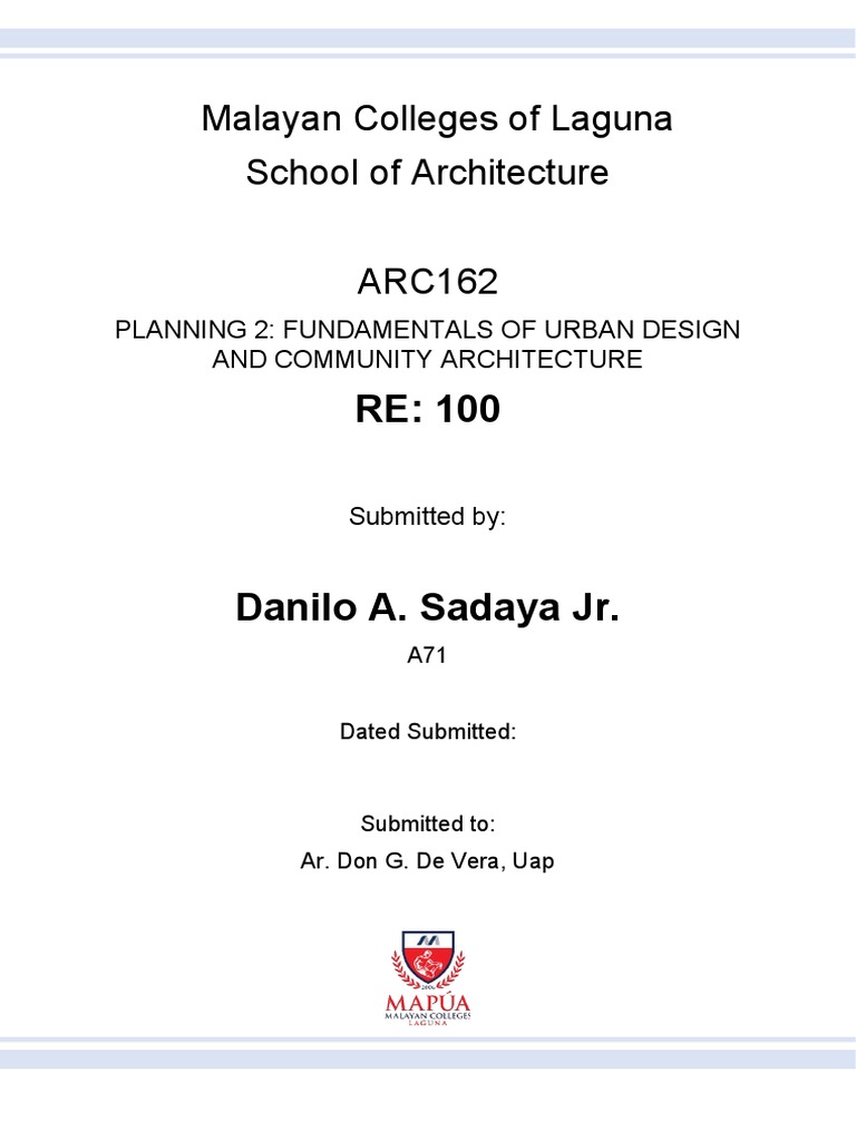 Res 100 | PDF | Urban Planning