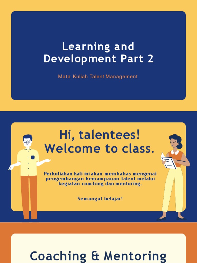 Learning and Development Part 2 | PDF
