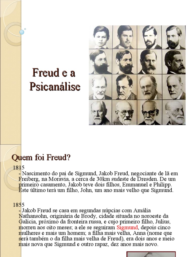 Biografia de Freud | Download grátis PDF | Sigmund Freud | Psicanálise