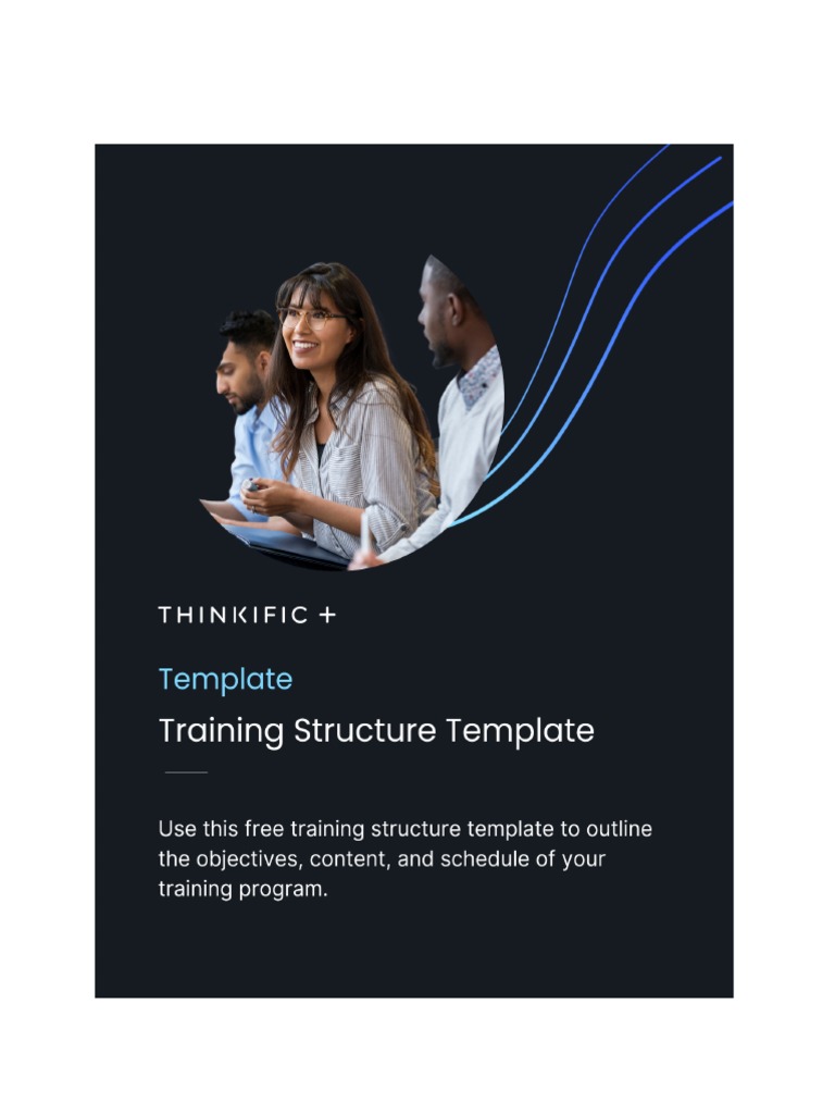 Training Structure_ Thinkific Plus Template | PDF | Learning | Evaluation
