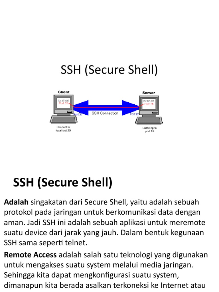 SSH (Secure Shell) | PDF | Bisnis | Teknologi & Rekayasa