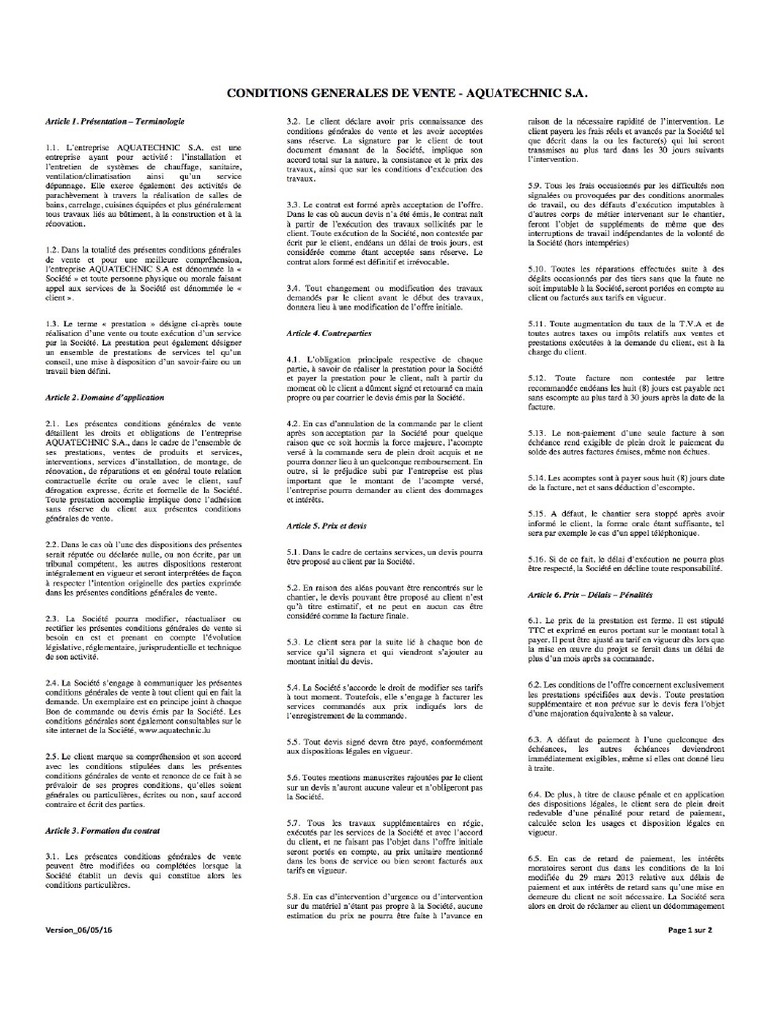 AQUATECHNIC CGVX | PDF